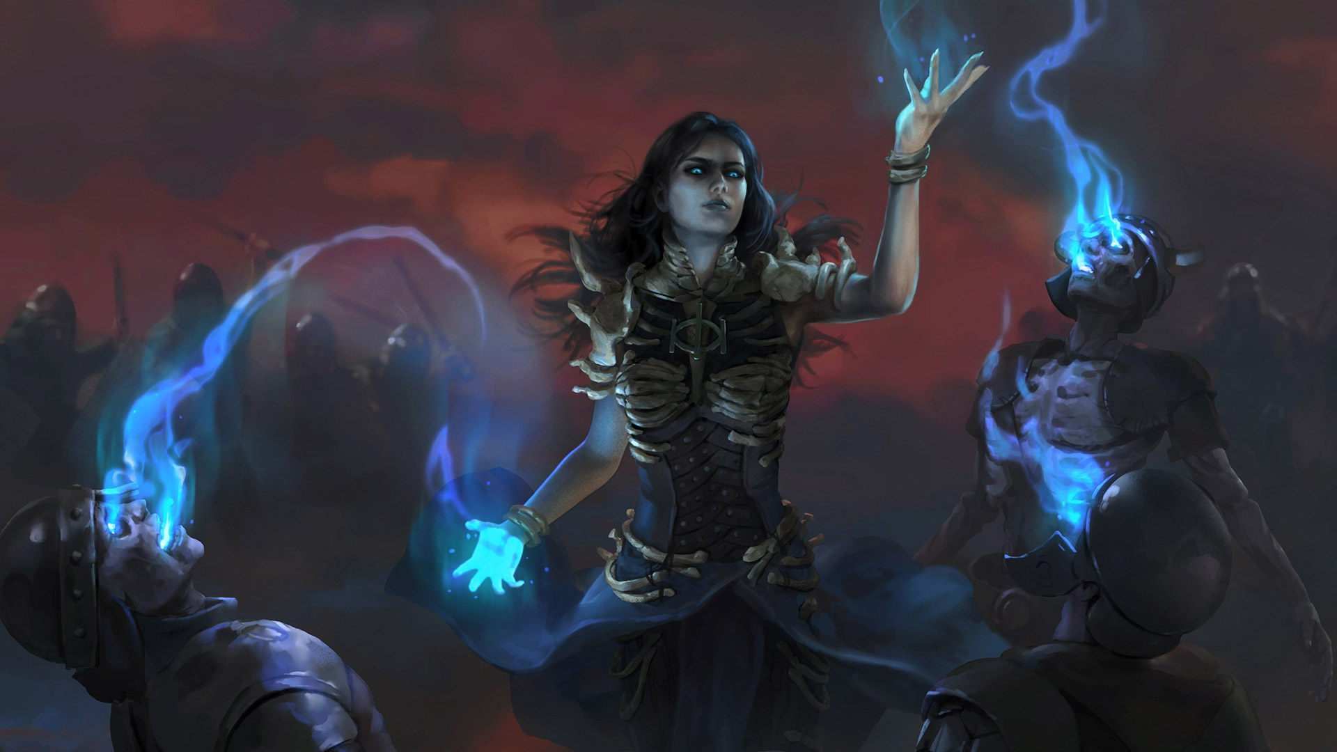 Path of Exile 2 Necromancer HD Wallpaper