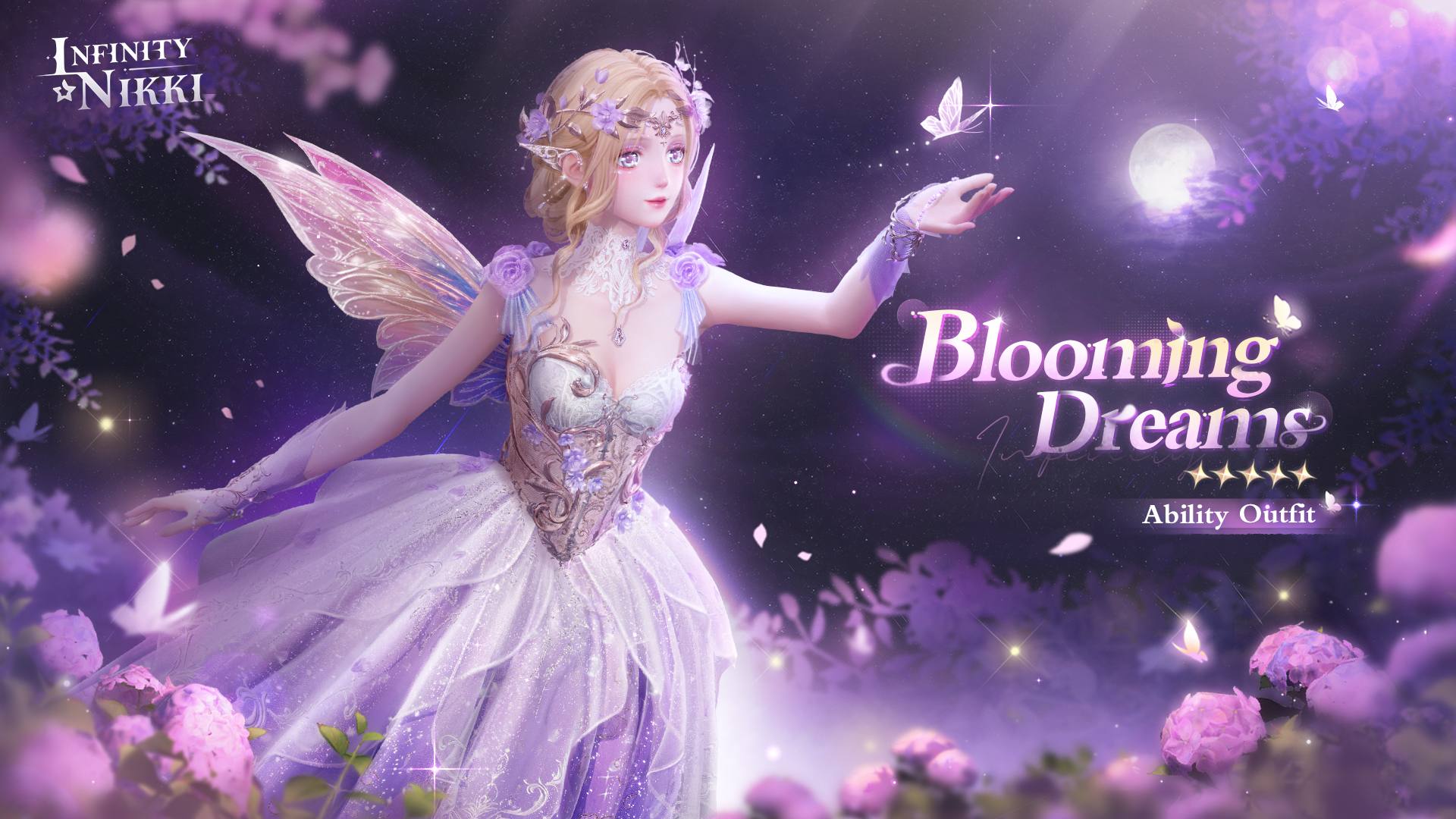 Blooming Dreams: Infinity Nikki HD Wallpaper