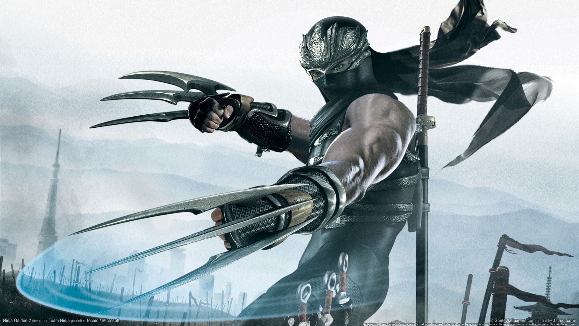 Download Video Game Ninja Ninja Gaiden 2 Black Ryu Hayabusa HD Wallpaper