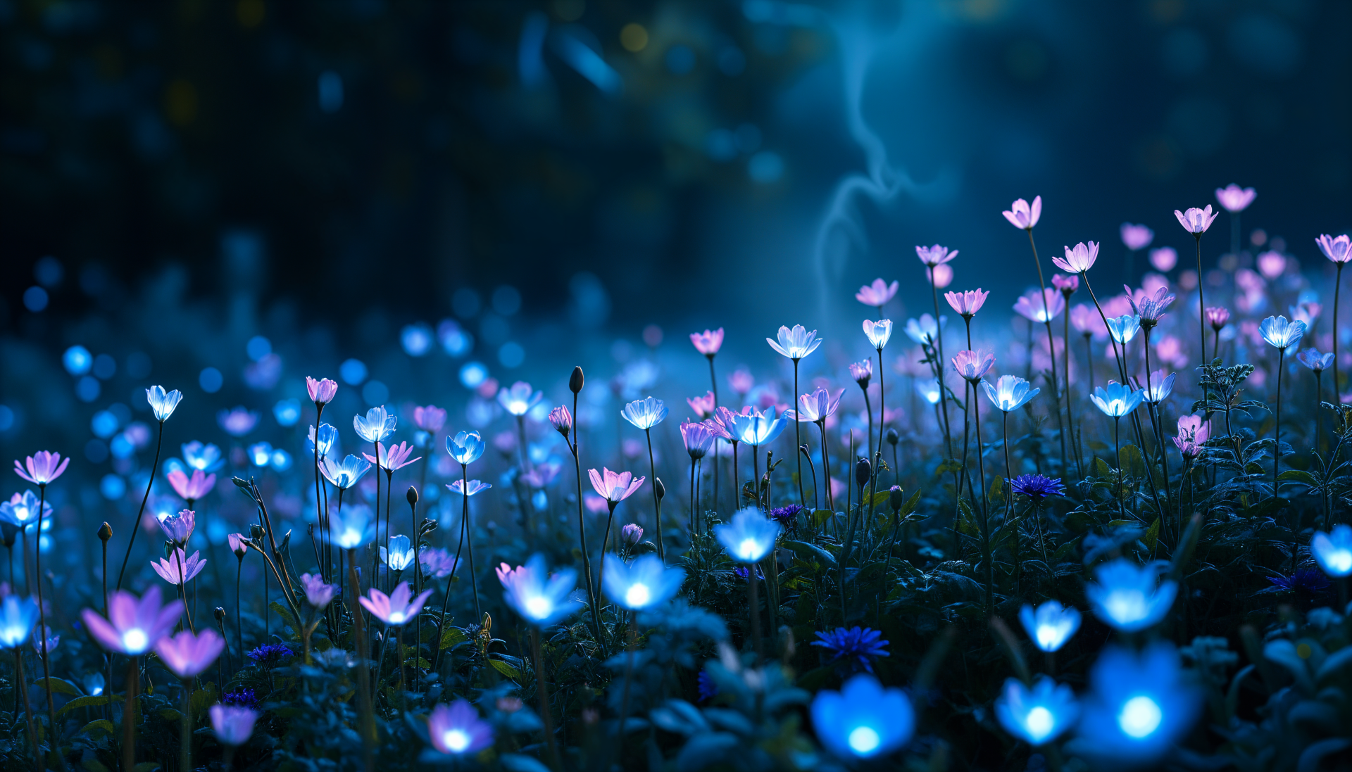 Aesthetic Flowers in 4K Ultra HD: A Dreamy Floral Landscape by QuantumCurator