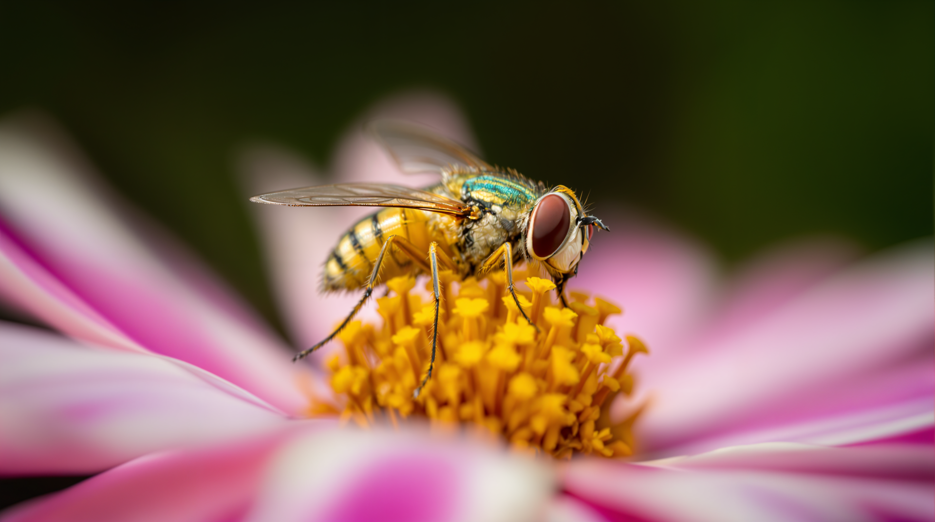 Stunning 4K Ultra HD Wallpaper of a Beautiful Fly on a Flower by ...