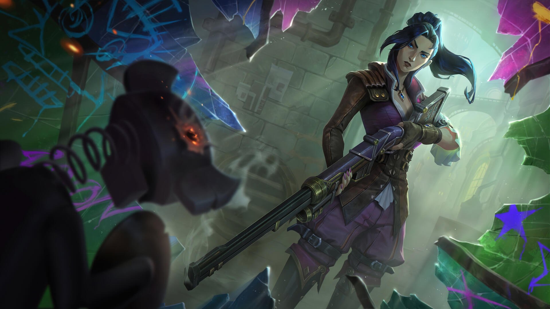 Arcane Season 2: Caitlyn 8K Ultra HD Wallpaper