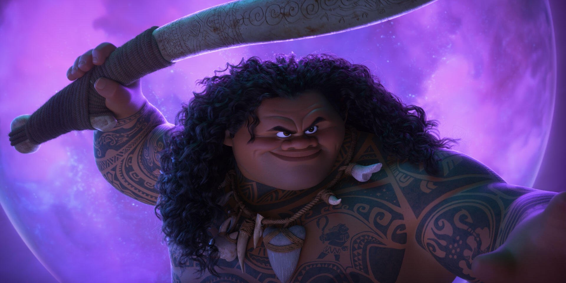 Moana 2 HD Wallpaper Featuring Maui