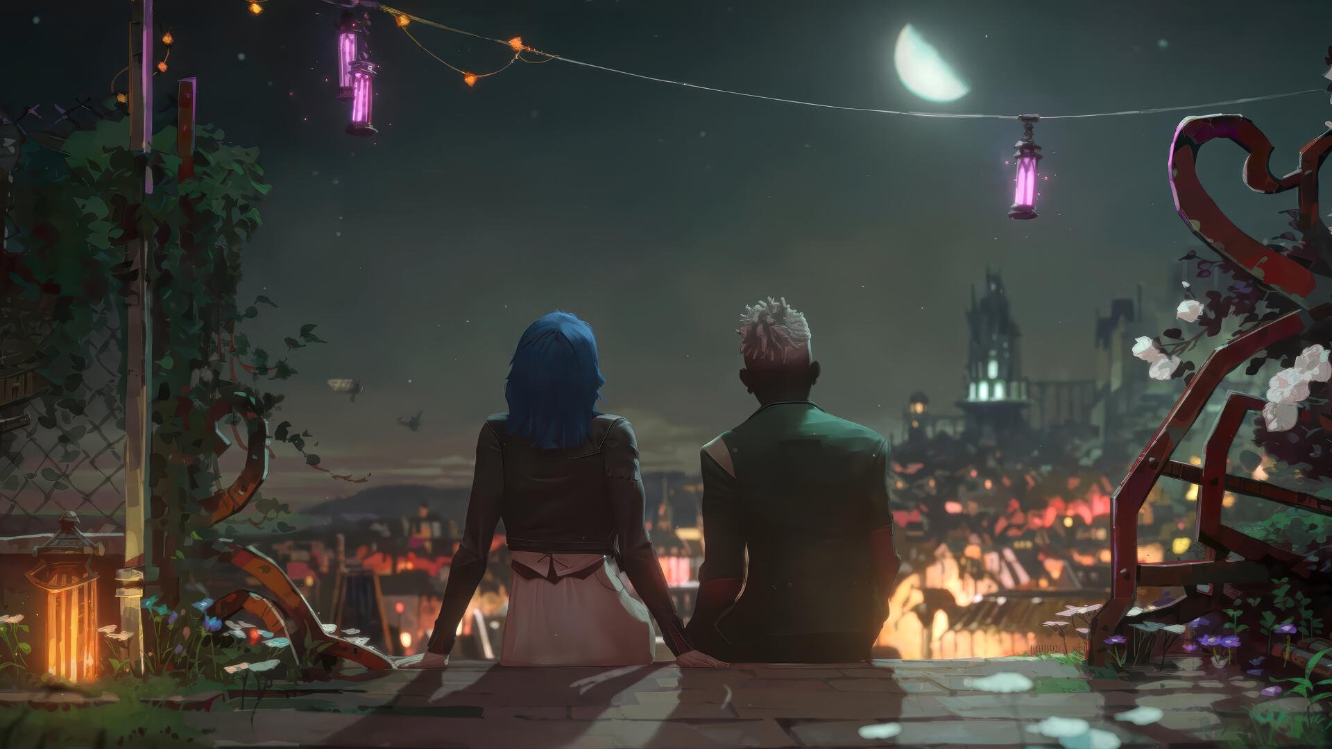 Epic 4K Ultra HD Wallpaper: Ekko & Jinx from Arcane Season 2