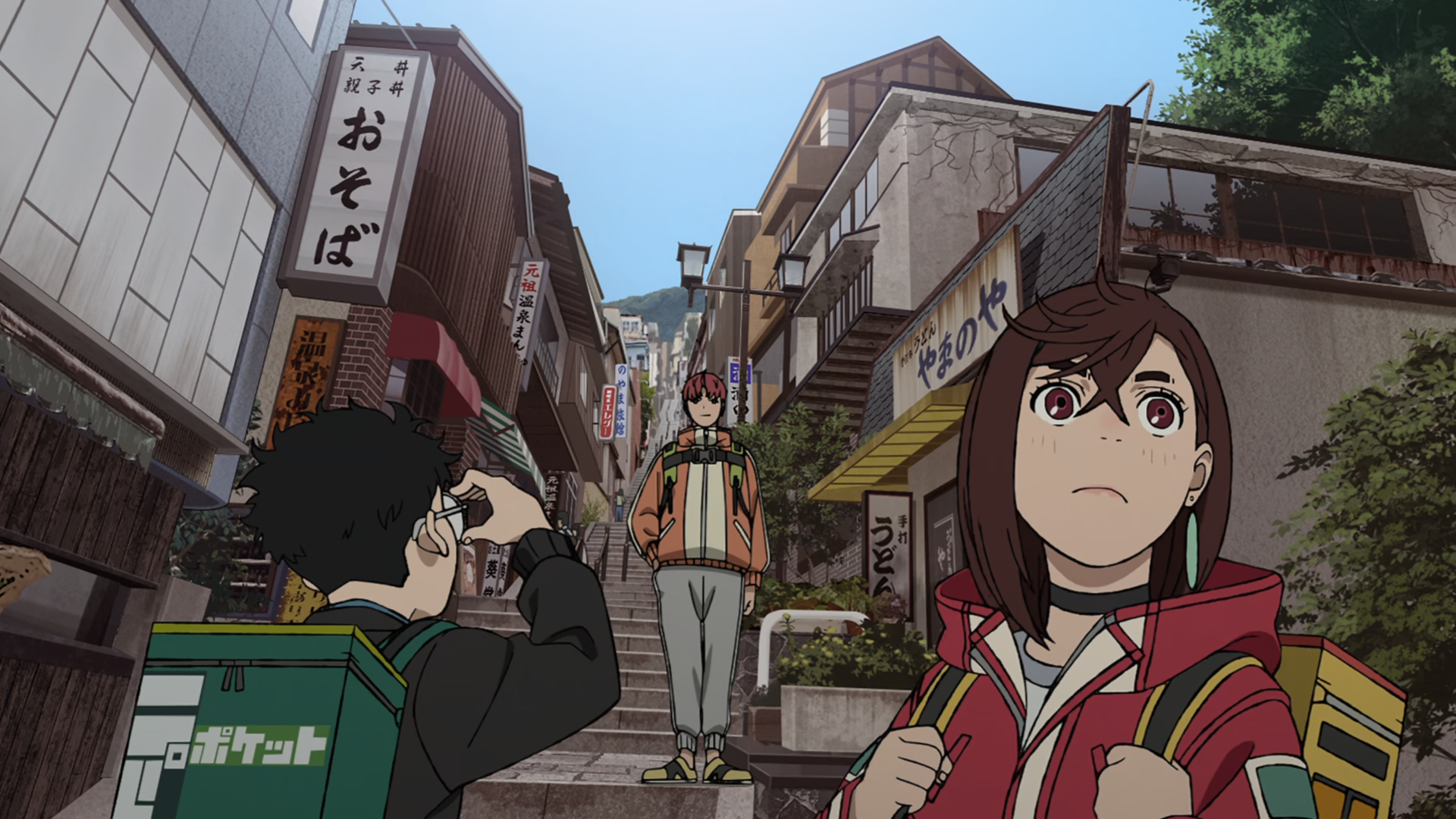 Dandadan HD Wallpaper: Ken, Momo, Jin & Seiko’s Urban Adventure by ...