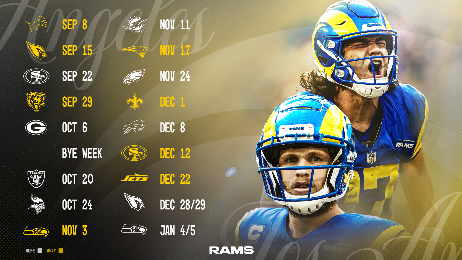 Los Angeles Rams: 4K Ultra HD Football Wallpaper