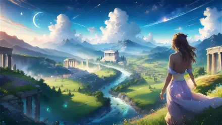 Anime Landscape - Desktop Wallpapers, Phone Wallpaper, PFP, Gifs, and More!