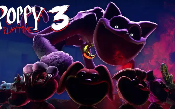 CatNap from Poppy Playtime - HD Video Game Wallpaper