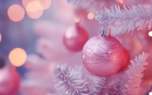 Pink Christmas Wallpapers