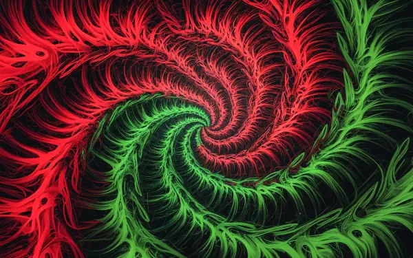 Trippy Patterns: A Vibrant 4K Ultra HD Wallpaper Experience by QuantumCurator