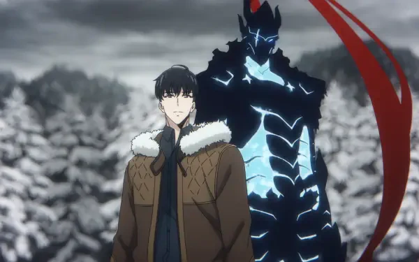 Sung Jin-Woo & Igris | Solo Leveling 4K Ultra HD Epic Wallpaper