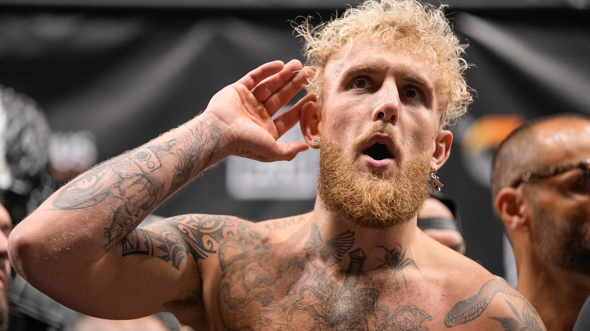 Jake Paul Boxing HD Wallpaper: The Champ in Action