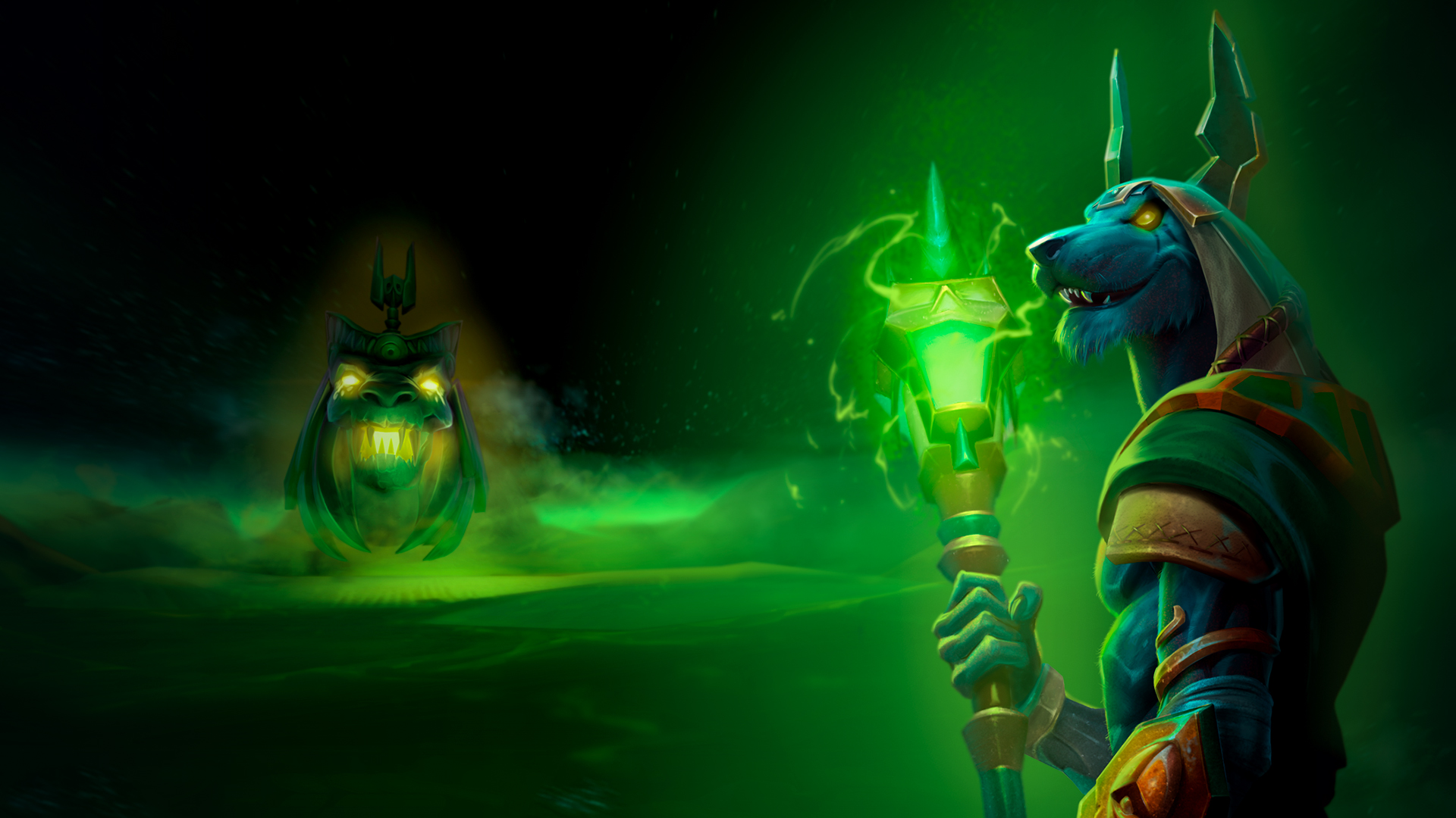 Runescape Anubis HD Wallpaper: Unleash the Dark Mysteries