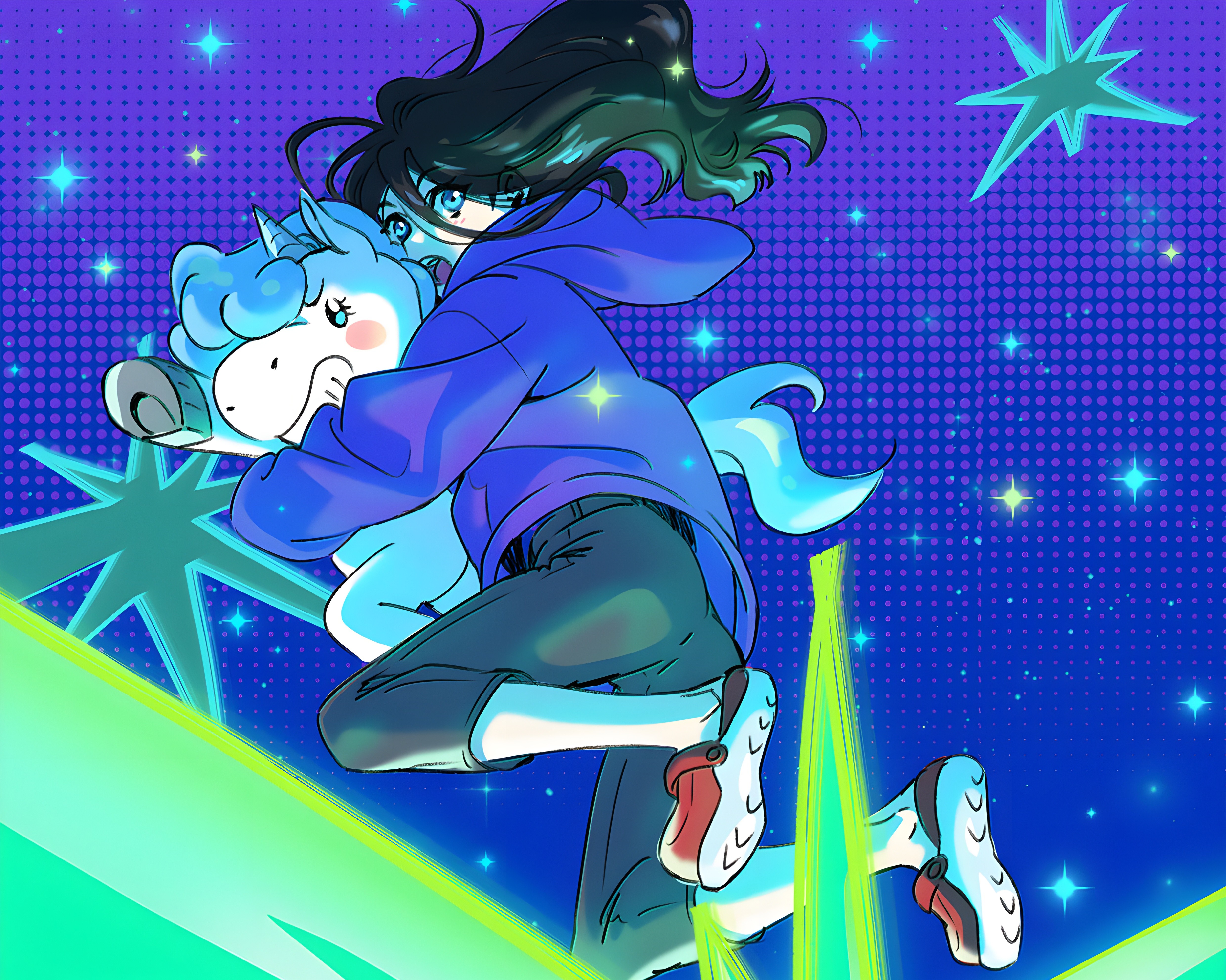 Download Anime Zenshu Natsuko Hirose Unio (Zenshu) 4k Ultra HD Wallpaper