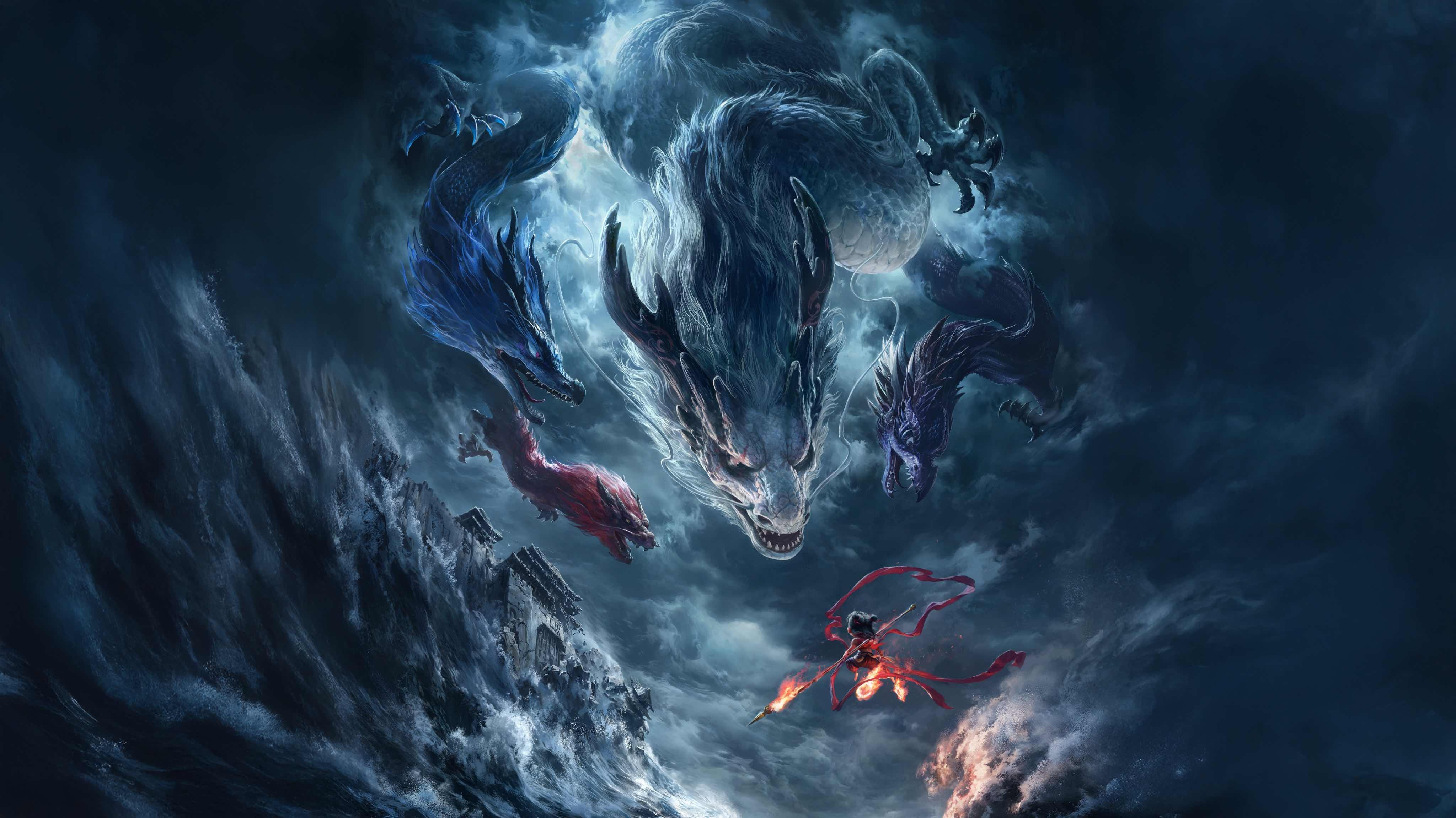 Ne Zha 2: Epic 4K Ultra HD Wallpaper Adventure