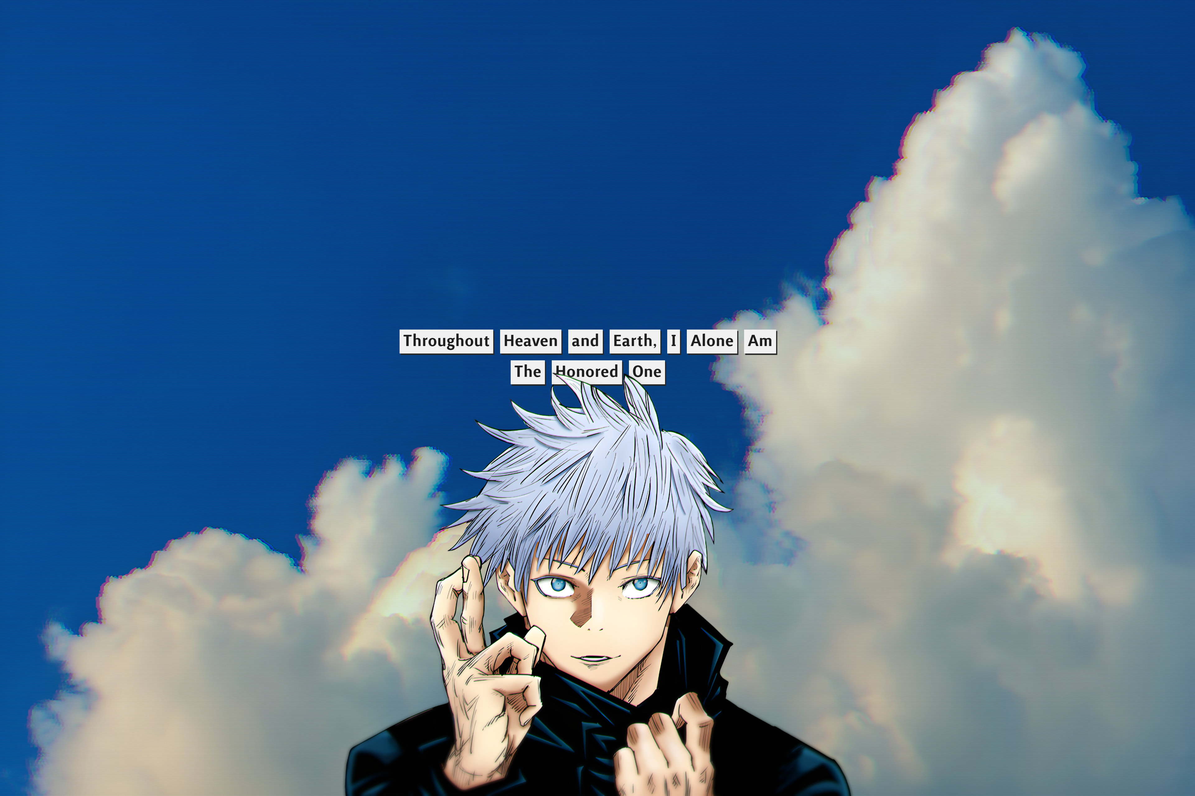 Gojo Satoru Phone Wallpaper 4K by FoxDox