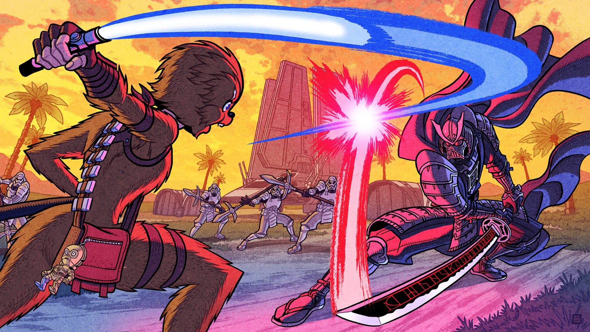 Download Video Game Fortnite Star Wars HD Wallpaper