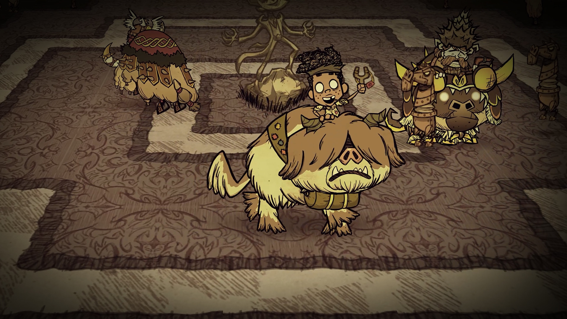 Don't Starve Together HD Wallpaper: Unique Creature Companions Showcase
