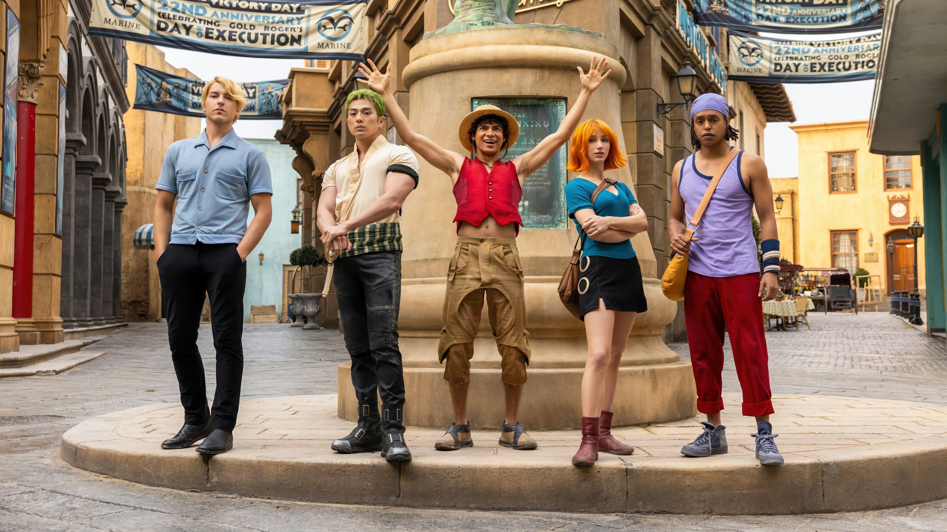 One Piece Live-Action — Straw Hat Crew 4K Ultra HD Wallpaper