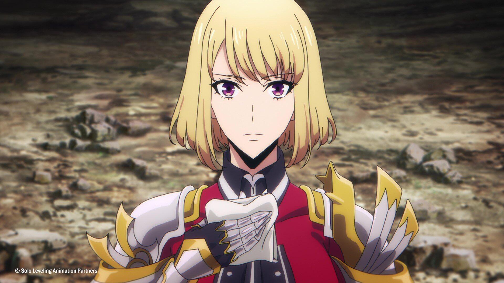 Download Anime Solo Leveling Cha Hae-in HD Wallpaper