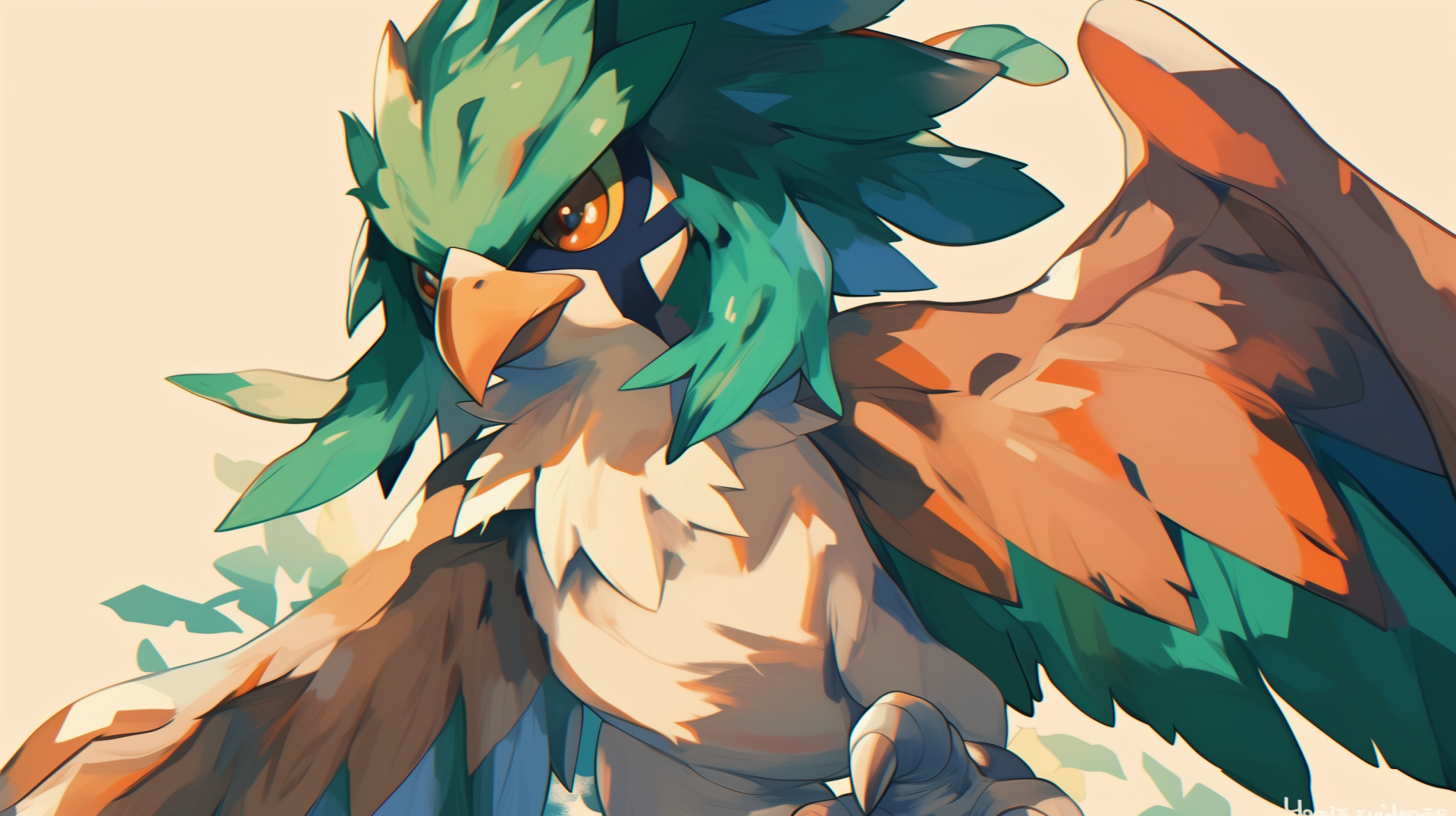 Decidueye HD Wallpaper: Anime Pokémon Art by patrika