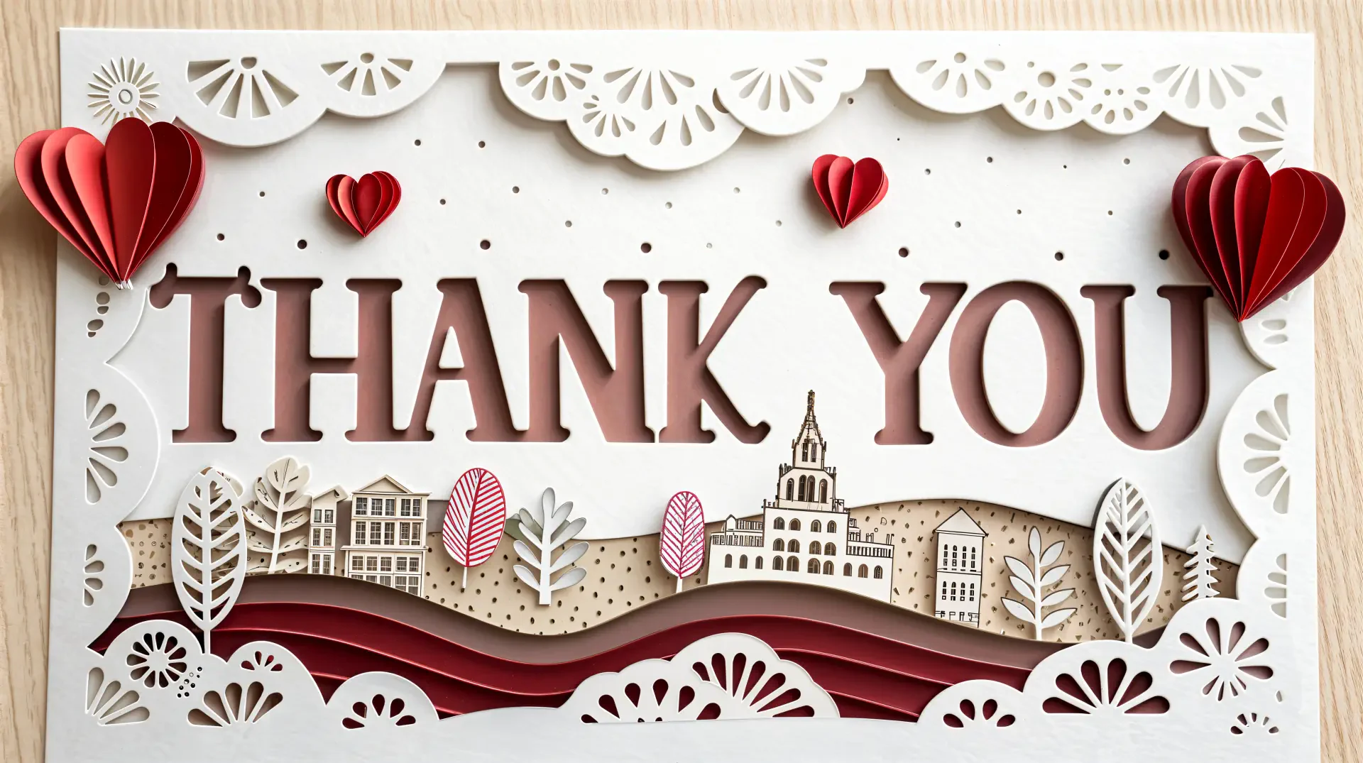 Thank You 4K Ultra HD Wallpaper – Elegant Paper Art Gratitude Design by ...