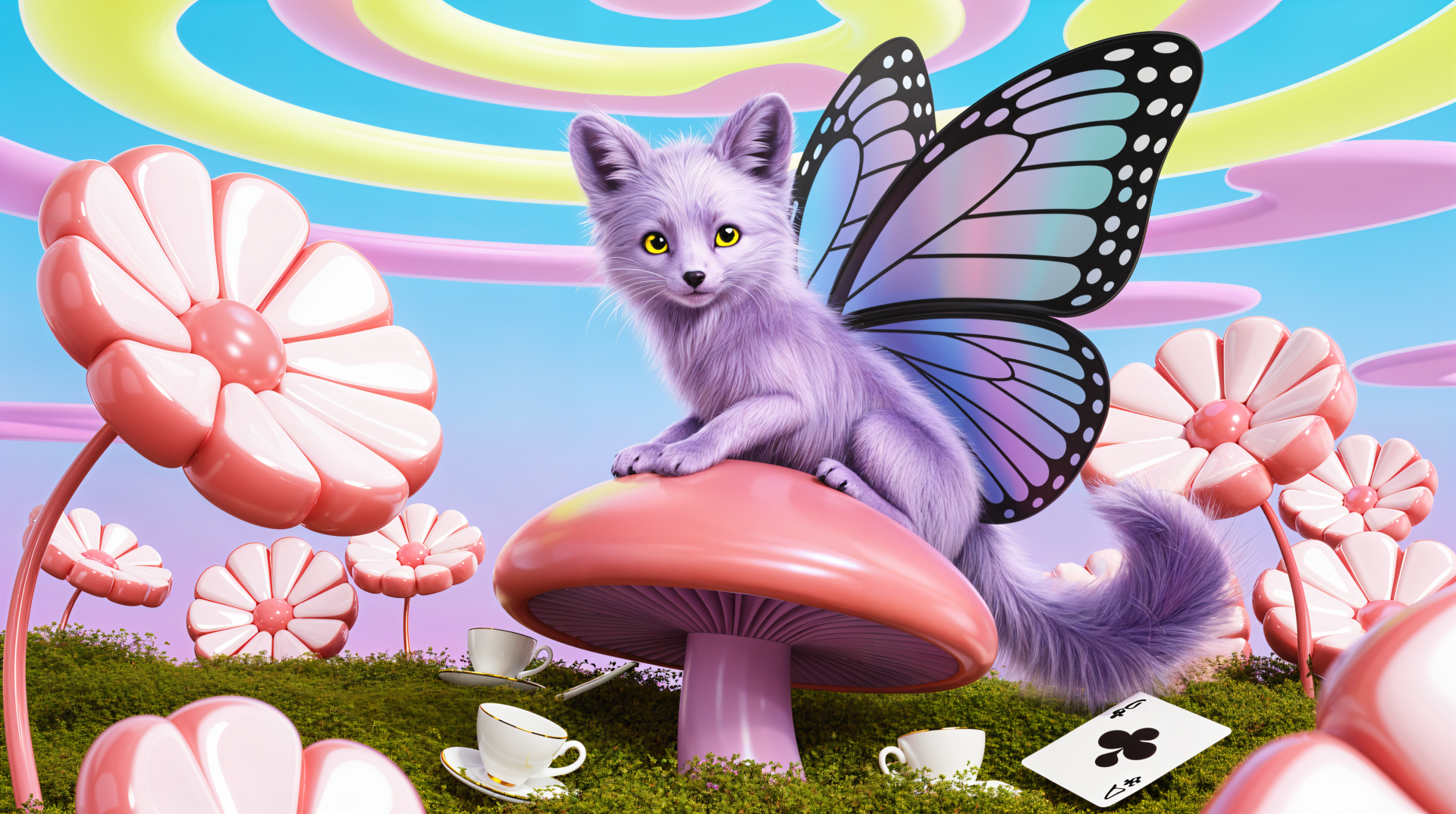 Purple Fox - Desktop Wallpapers, Phone Wallpaper, PFP, Gifs, and More!