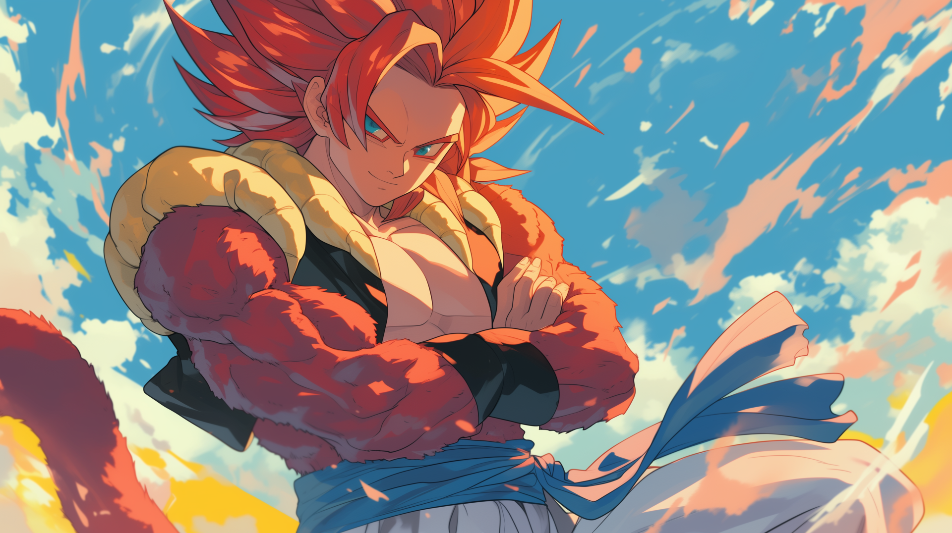 Super Saiyan 4 Gogeta in Dragon Ball GT - Stunning HD Anime Wallpaper ...