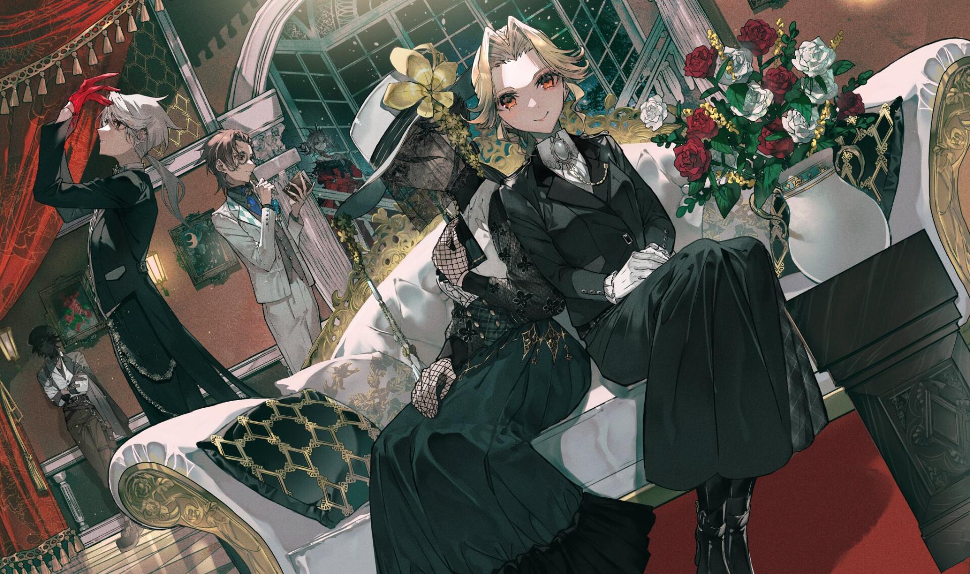 Identity V HD Wallpaper — Moonlit Manor: Elegant Gathering