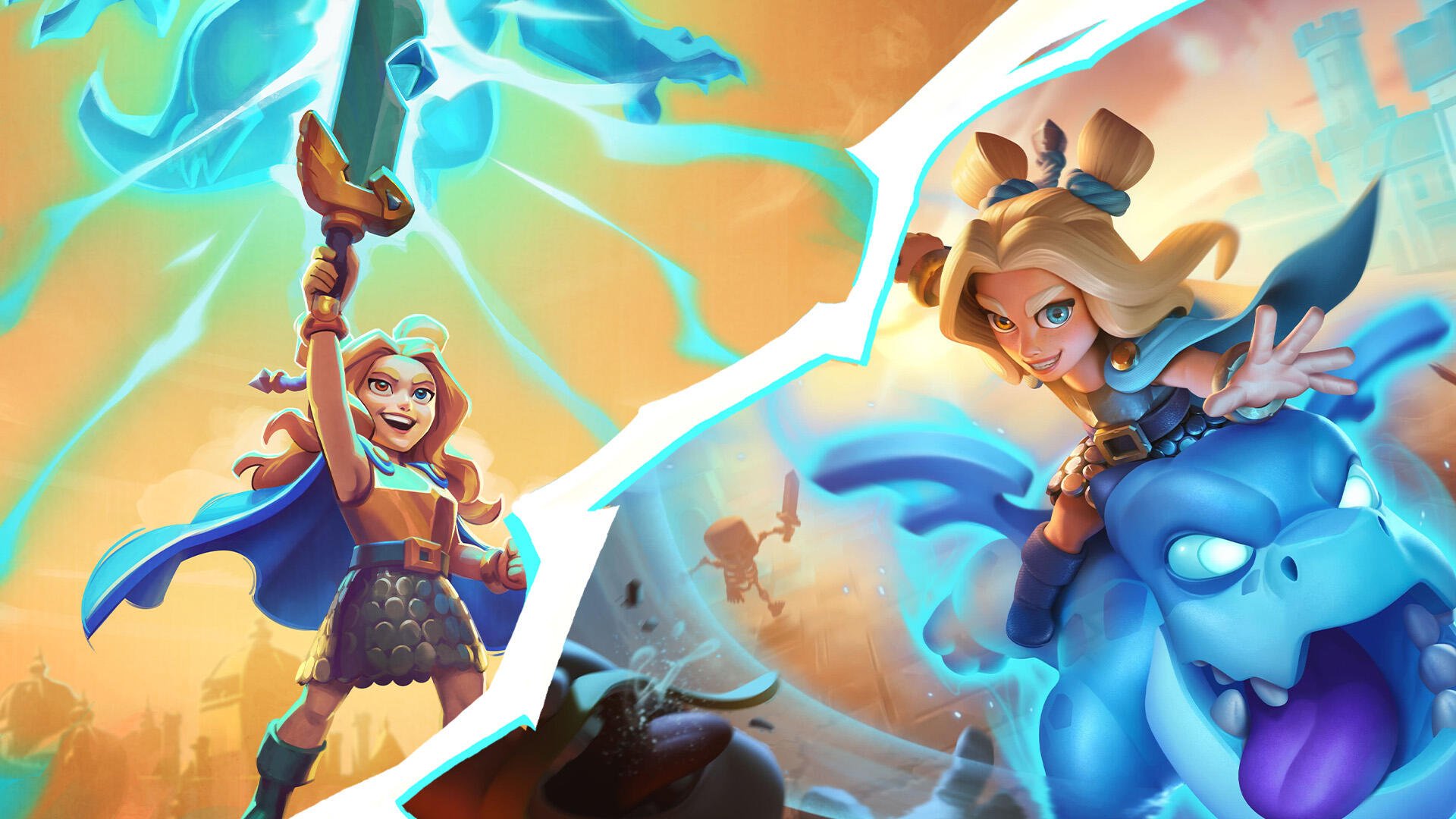Clash Royale — Stormbound Sorceresses (HD Wallpaper)