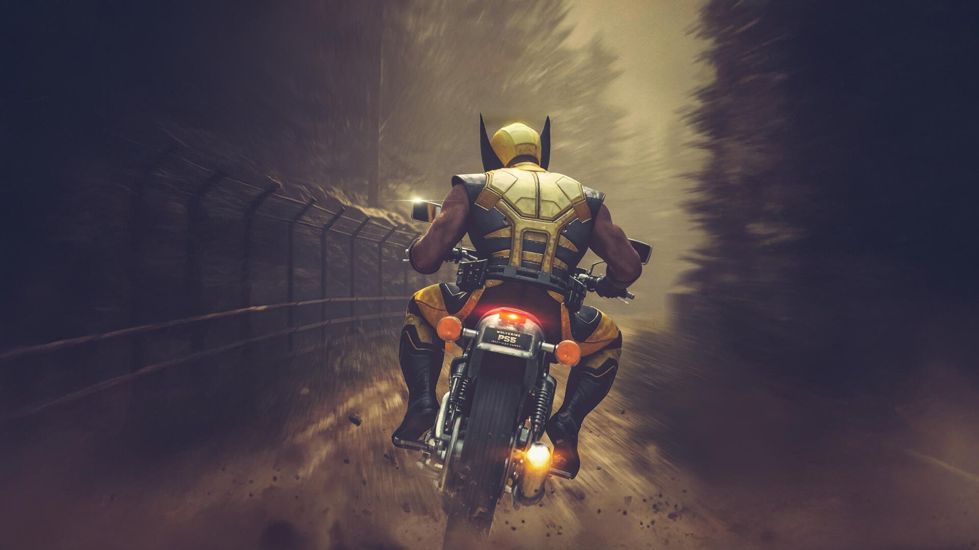 Marvel's Wolverine: Midnight Ride — 4K Ultra HD Video Game Wallpaper