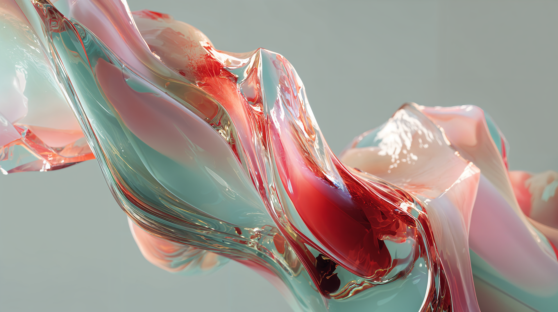 Glassmorphism Flow — 4K Abstract Ultra HD Wallpaper by robokoboto
