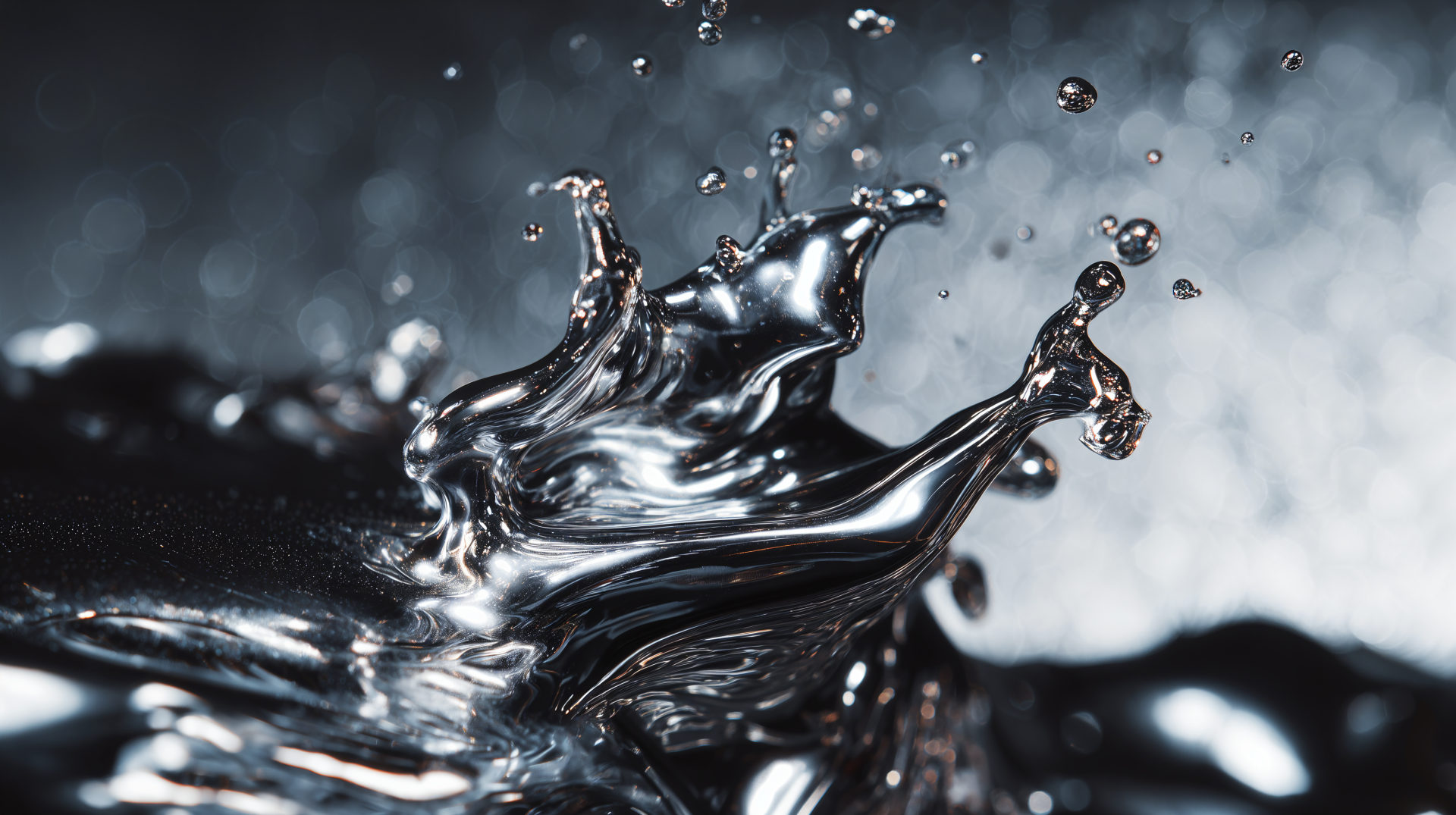 Liquid Chrome Symphony — 4K Abstract Wallpaper by robokoboto