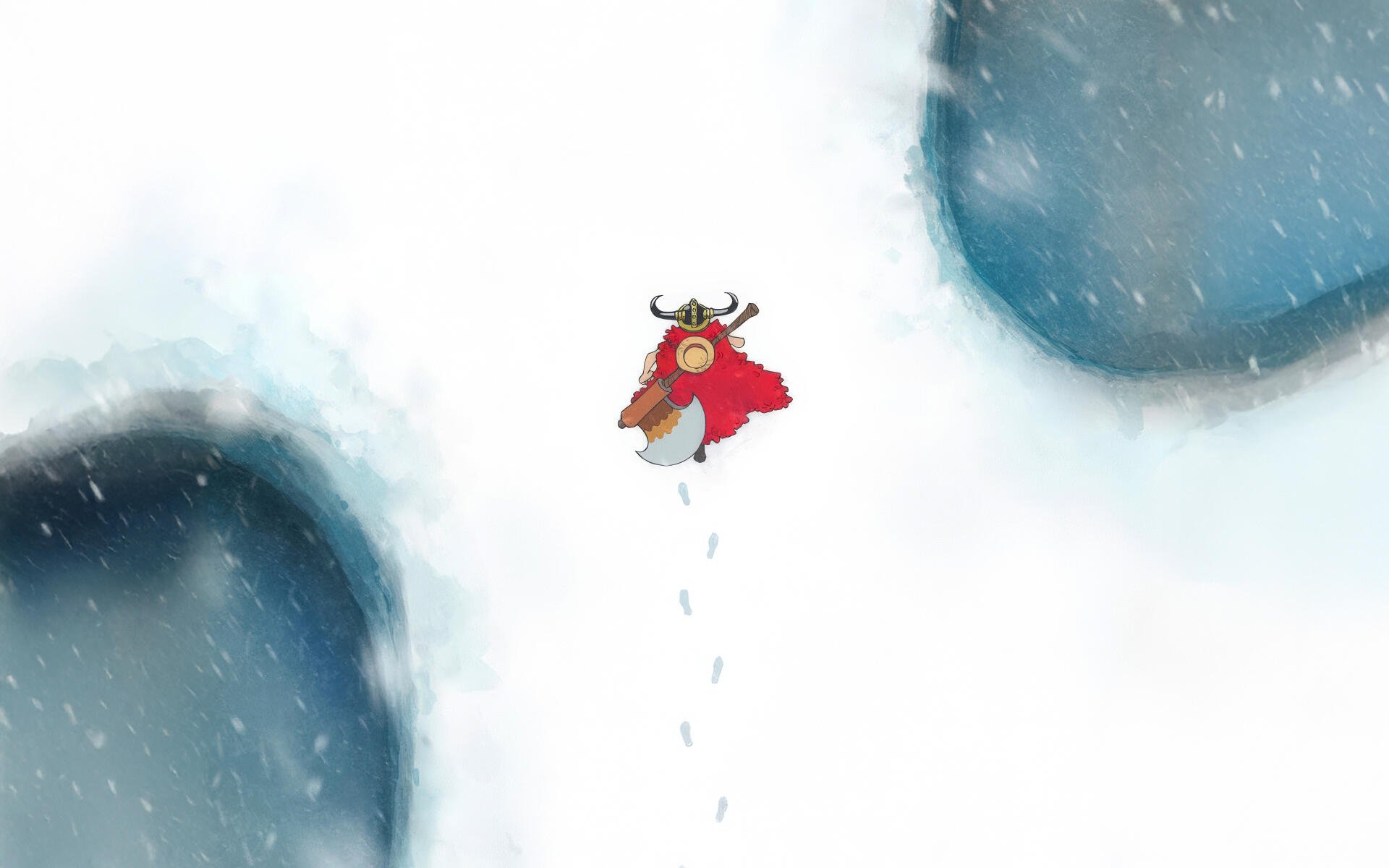 Monkey D. Luffy — 4K Ultra HD Wallpaper: Lone Snowbound Trek ...
