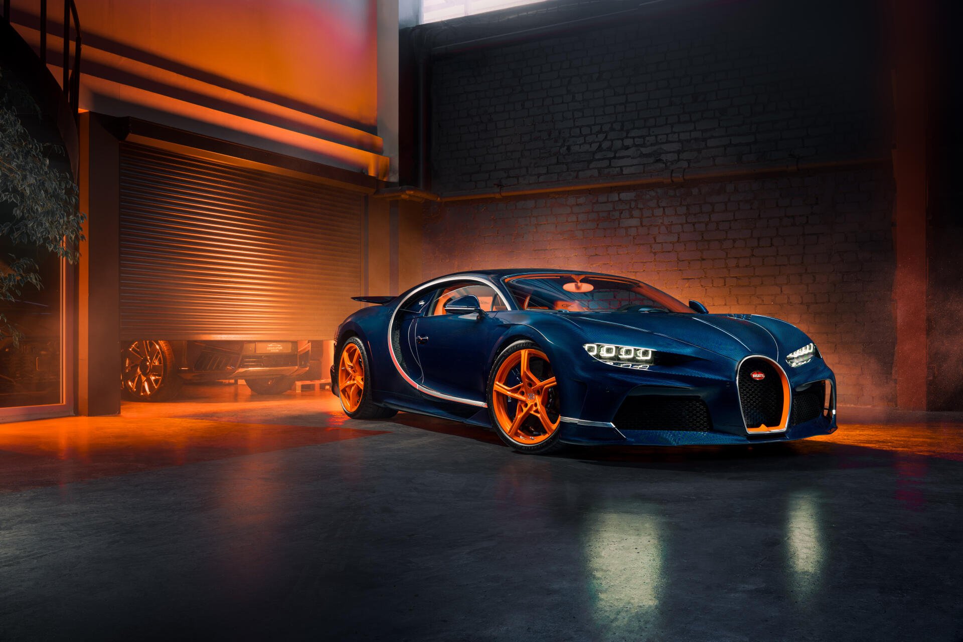 Blue Bugatti Chiron — 5K Ultra HD Sport Wallpaper
