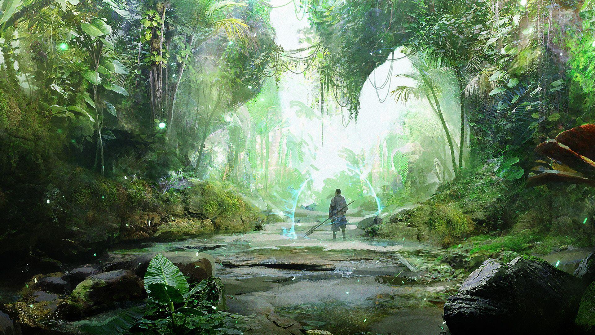 Ashes of Creation: Arcane Jungle Barrier — HD Wallpaper
