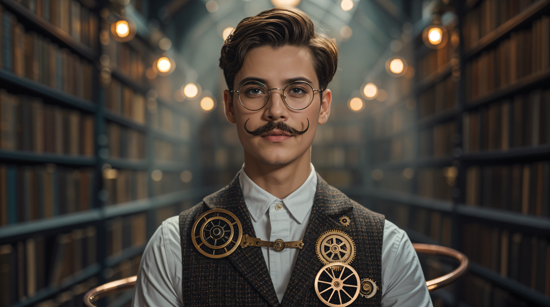 4K Hipster Scholar — Ultra HD Wallpaper by QuantumCurator
