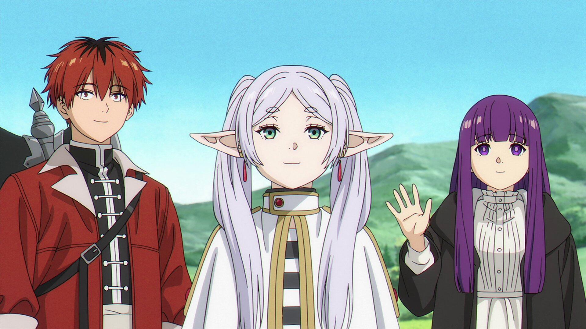 Frieren: Beyond Journey's End — Frieren, Fern & Stark (HD Wallpaper)