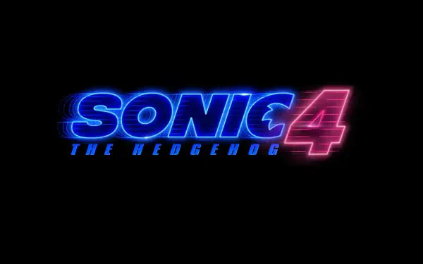 Sonic 4: Neon Rush — 5K Ultra HD Wallpaper