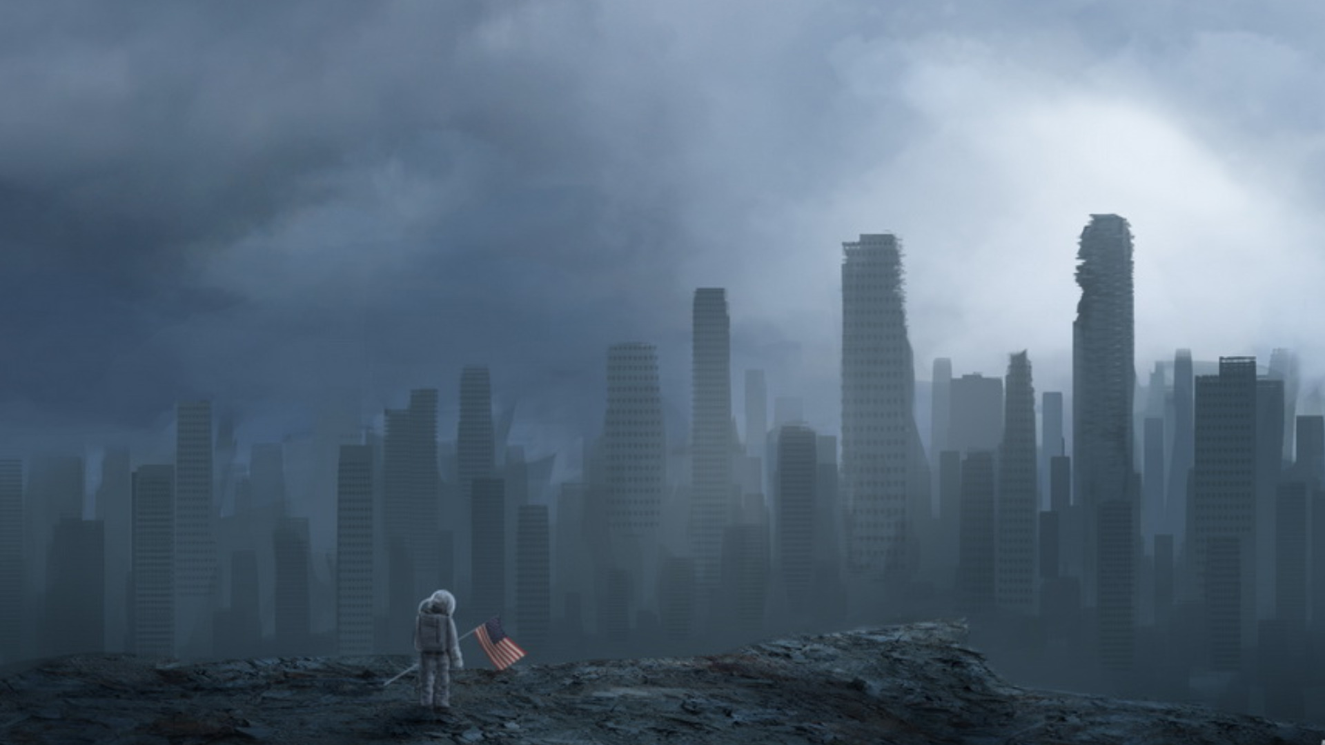 Post-Apocalyptic Sci-Fi: Stunning HD Wallpaper