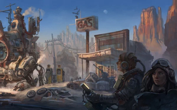 Download Dieselpunk 4k Ultra HD Wallpaper by QuantumCurator