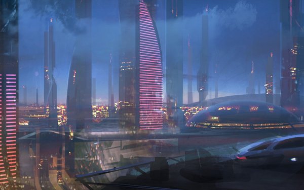 Sci Fi Building Wallpaper and Background Image | 1920x1068