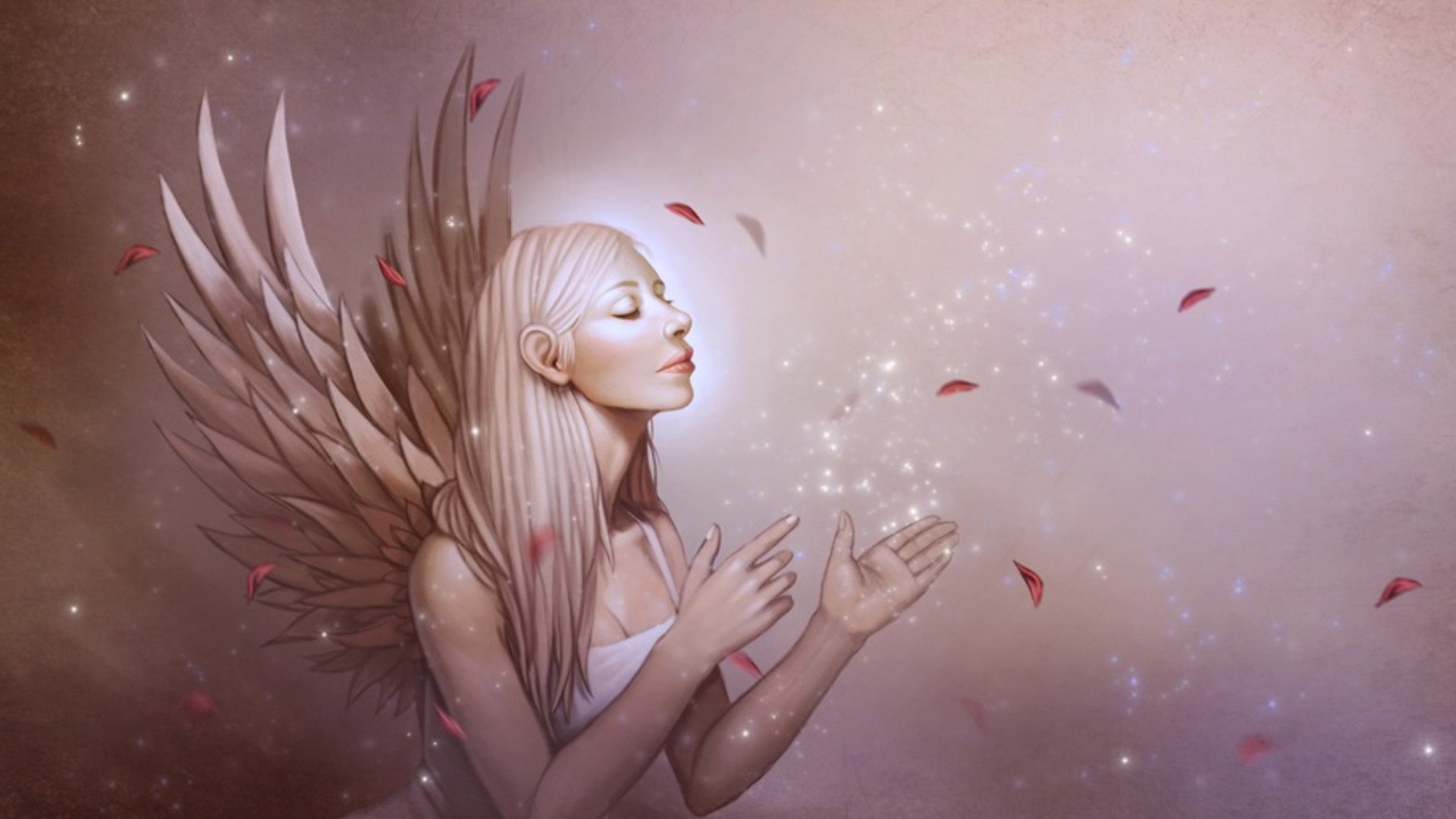 Enchanting Fantasy Angel - HD Wallpaper