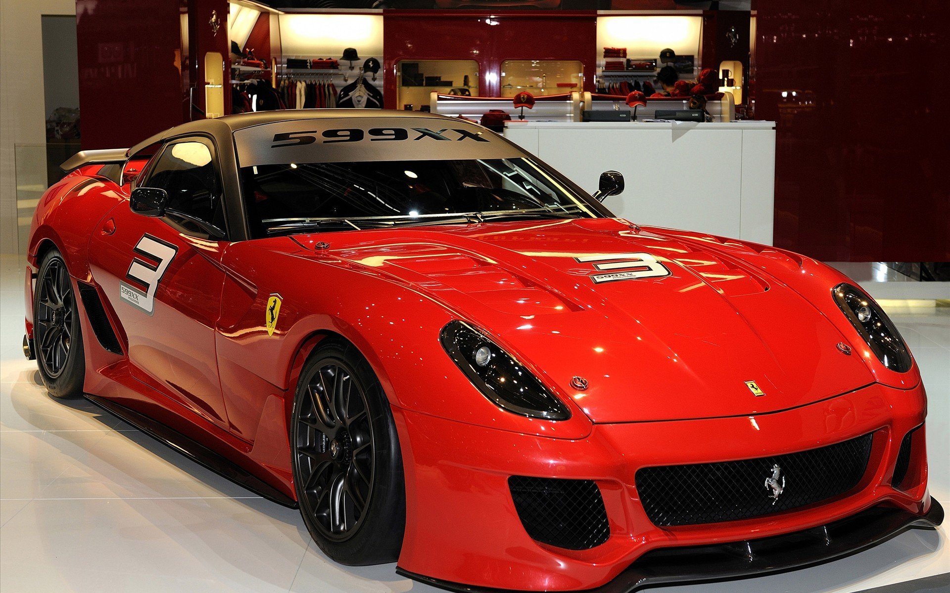 Stunning Red Ferrari Race Car HD Wallpaper | 1920x1200 | Wallpaper Abyss