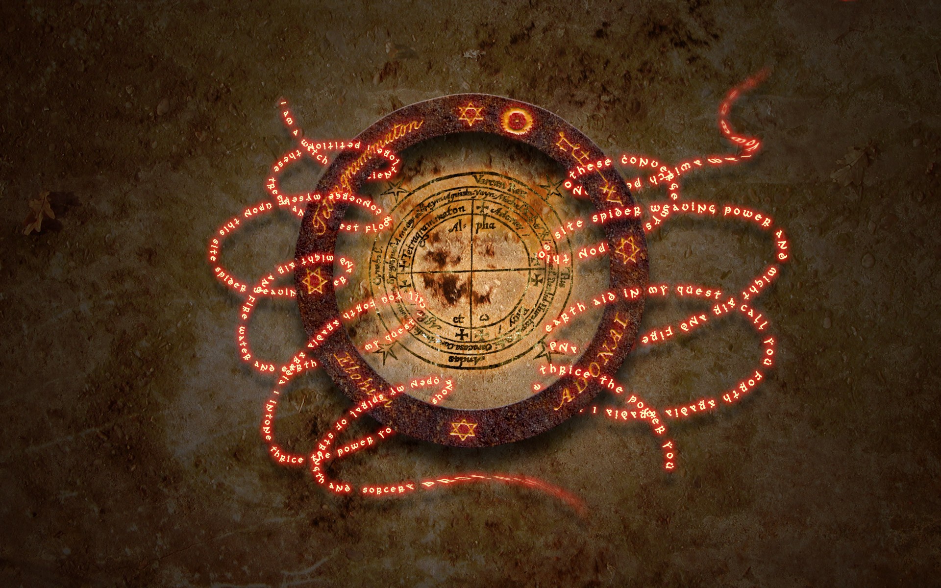 HD Occult Sigil: Dark Mystical Power Unleashed