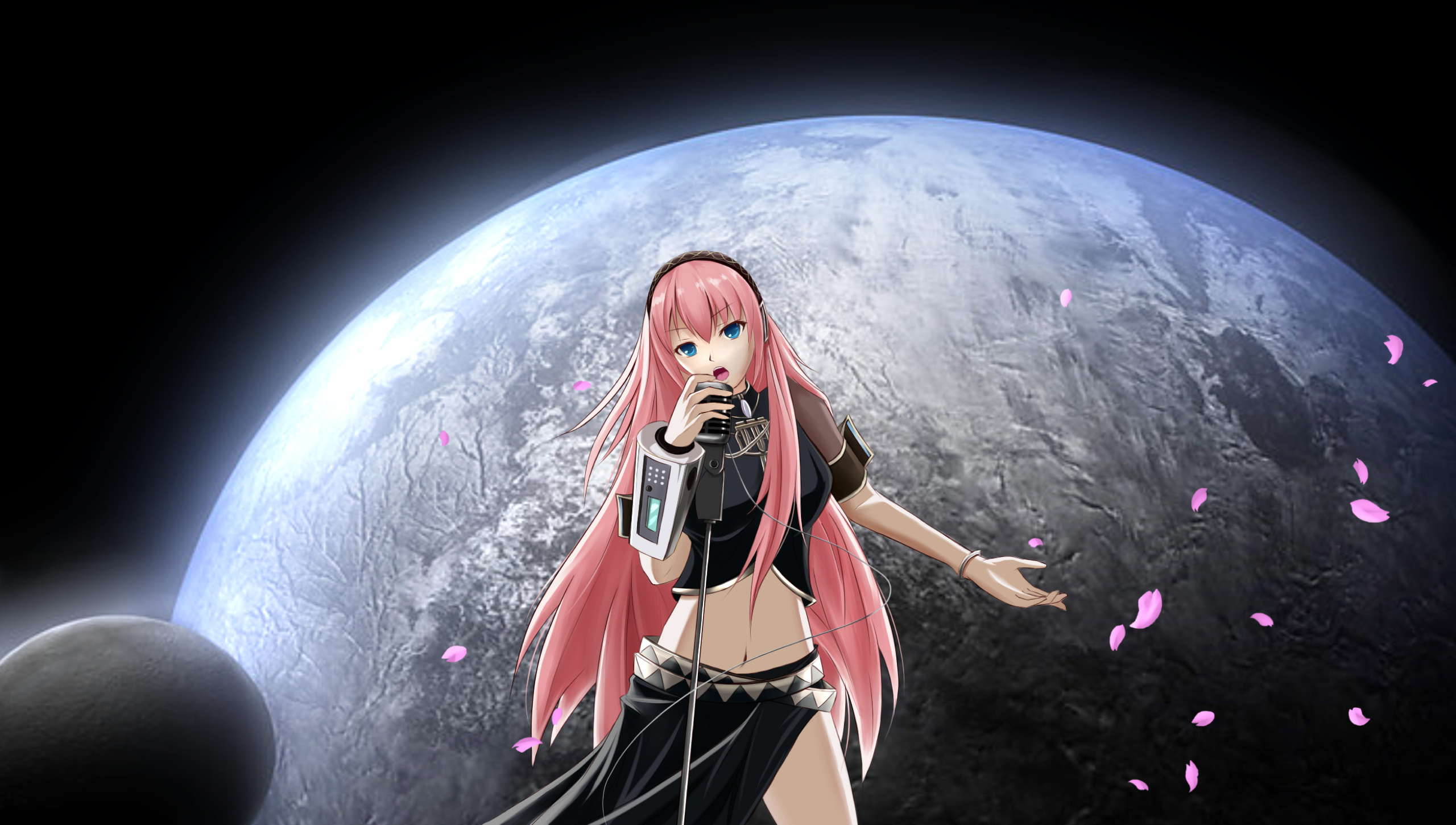 Download Moon Luka Megurine Anime Vocaloid HD Wallpaper