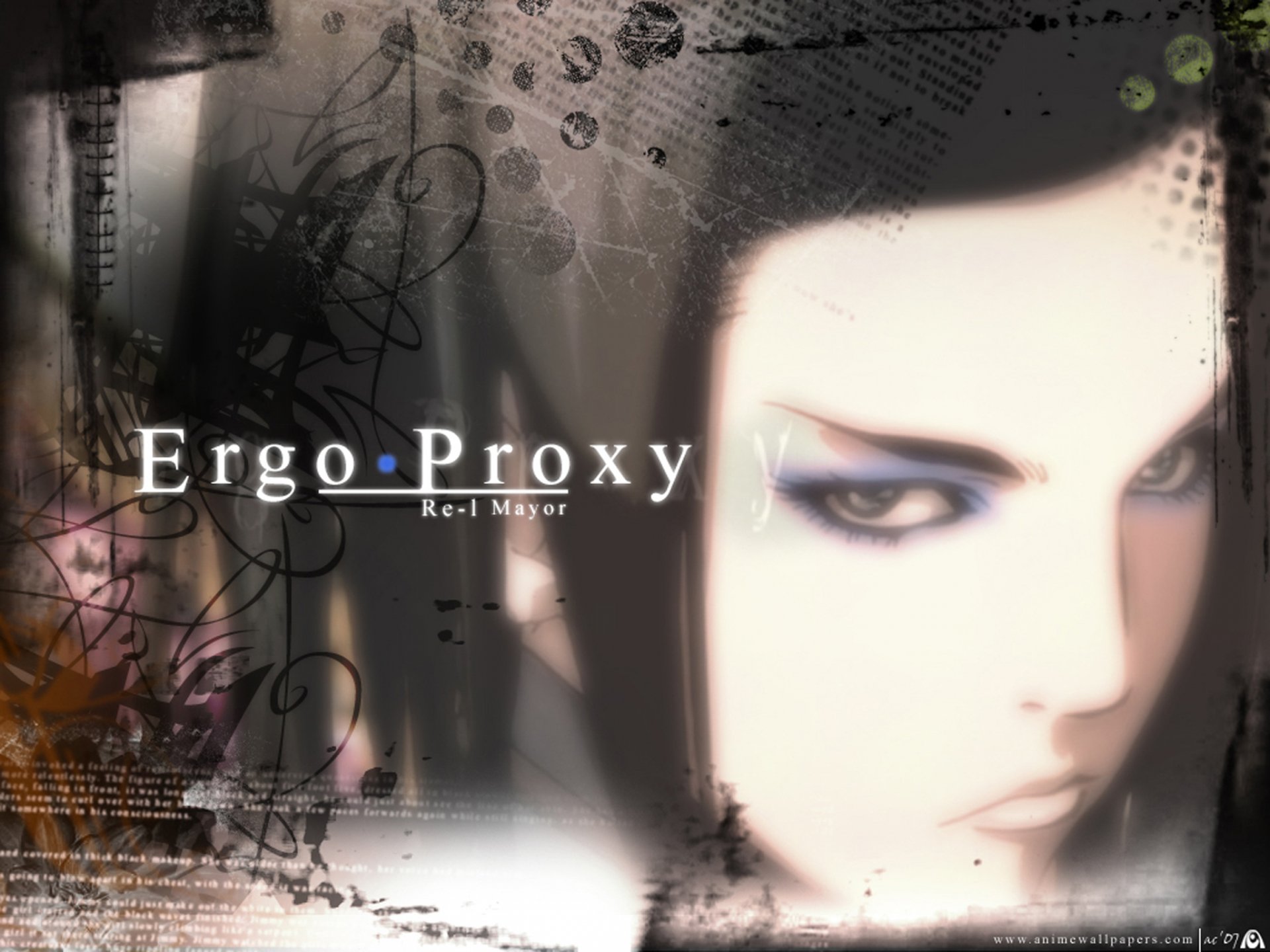 Ergo Proxy HD Wallpaper: Re-L Mayer's Dystopian Anime Character Design