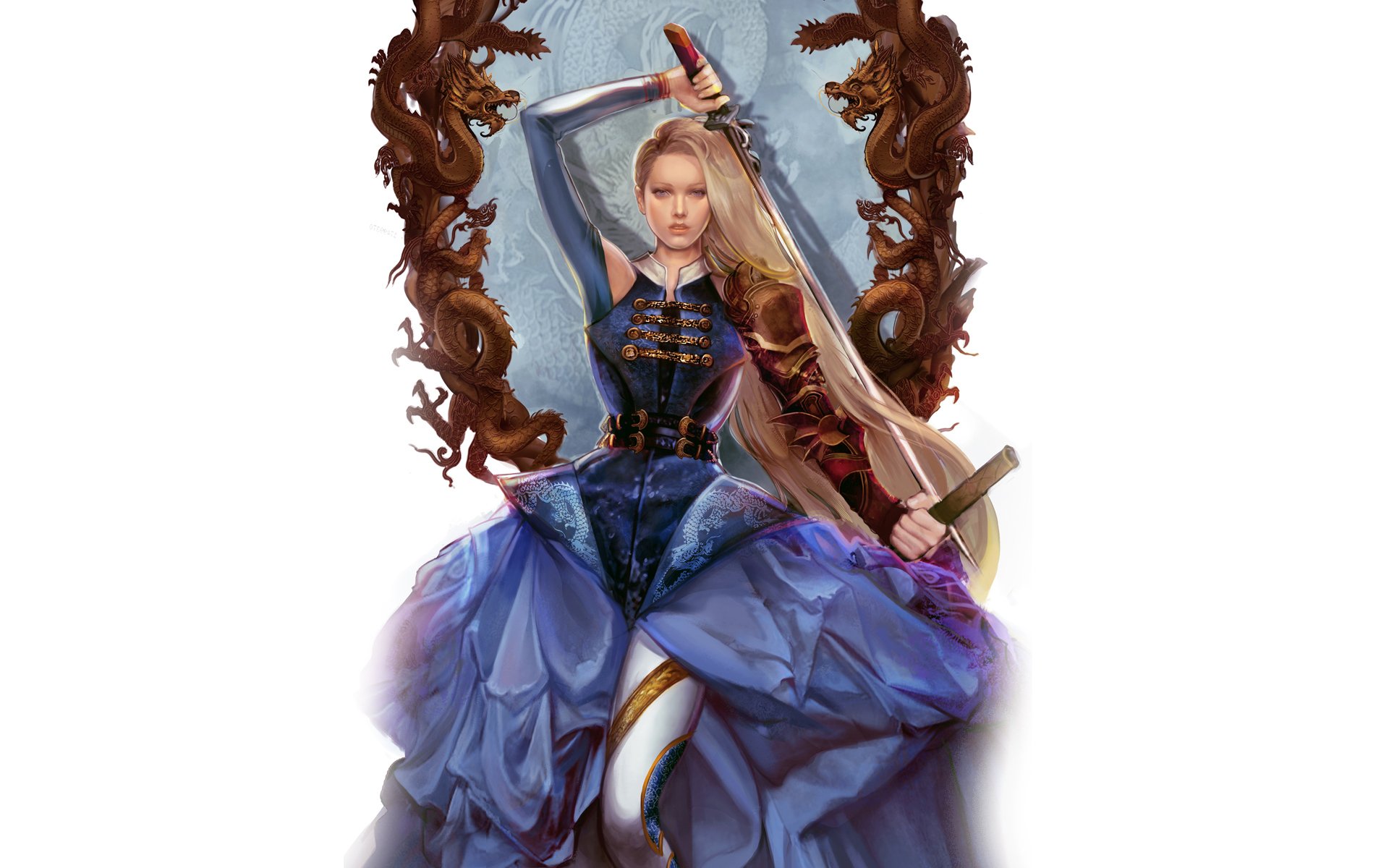 Warrior Princess: A Stunning Fantasy HD Wallpaper by IIIari