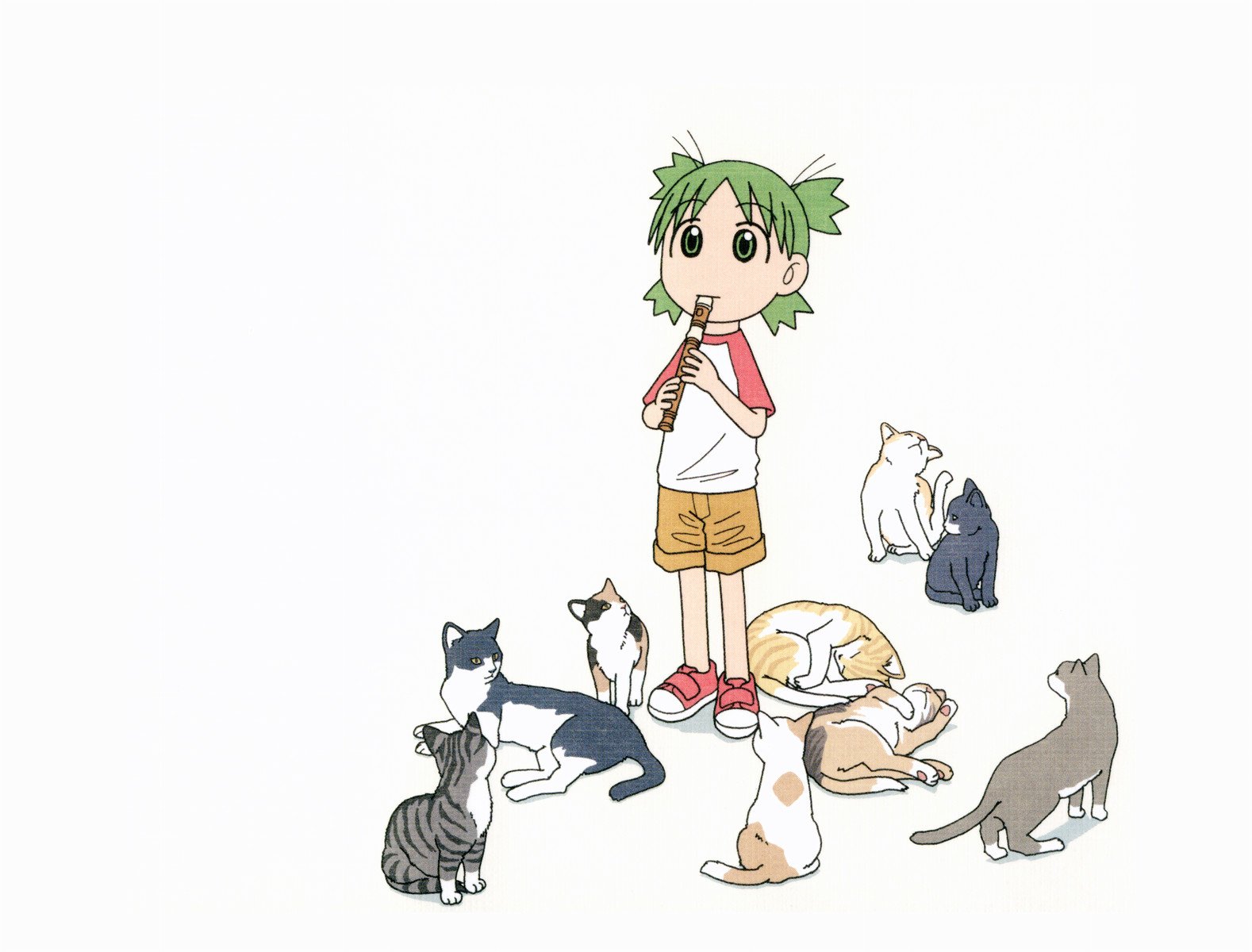 Download Anime Yotsuba! Wallpaper