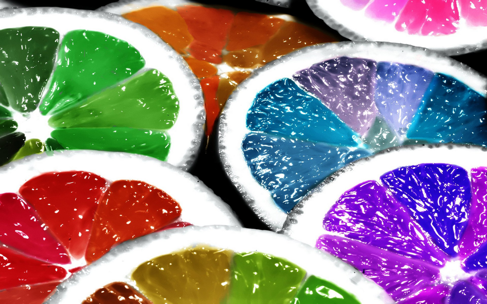 Wallpaper Food Art Colorful